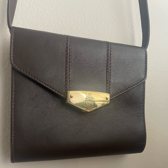 Mark Cross | Bags | Vintage Mark Cross Brown Leather Cross Belt Bag ...